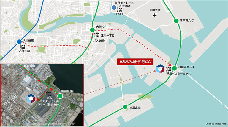ESR／川崎市浮島町に6.9万m2のマルチ型物流施設竣工 ─ 物流ニュースのLNEWS