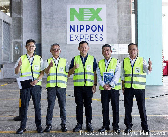 NXシンガポール／シンガポール上級国務大臣が視察 ─ 物流ニュースのLNEWS