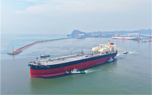 商船三井／LNG二元燃料の大型原油タンカー「ENERGIA VIKING」命名式 ─ 物流ニュースのLNEWS