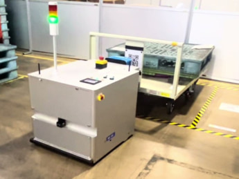 四恩システム／椿本チエインと開発連携した牽引型AGVを販売開始 ─ 物流ニュースのLNEWS